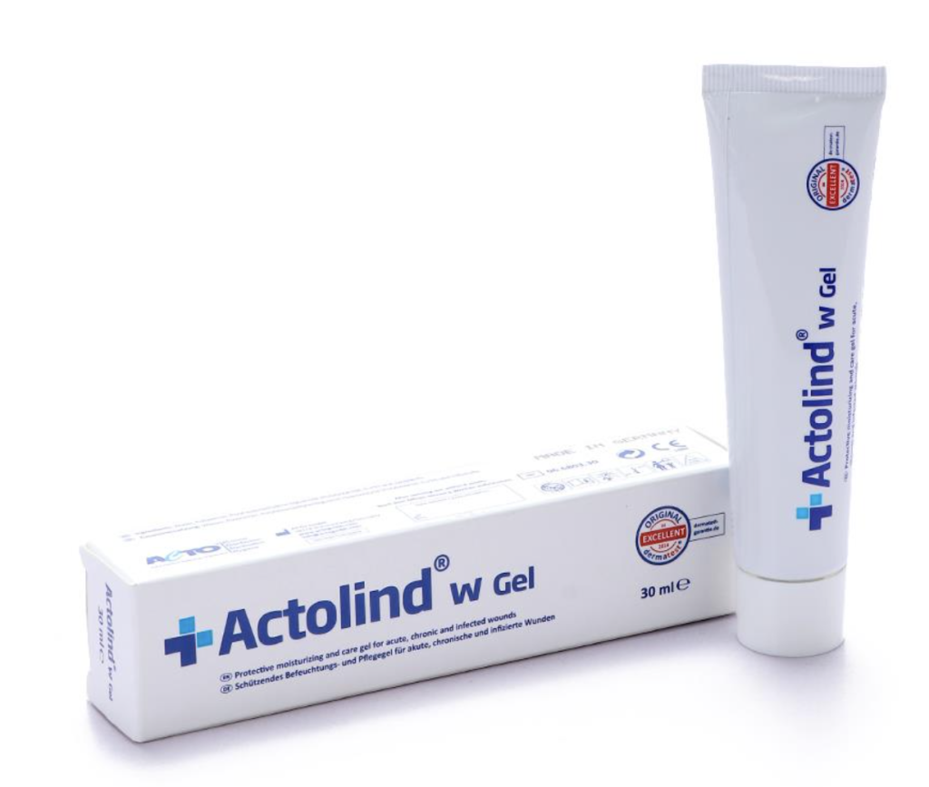 Actolind W, Gel 30 ml, Limpiador y protector hidratante para heridas ...